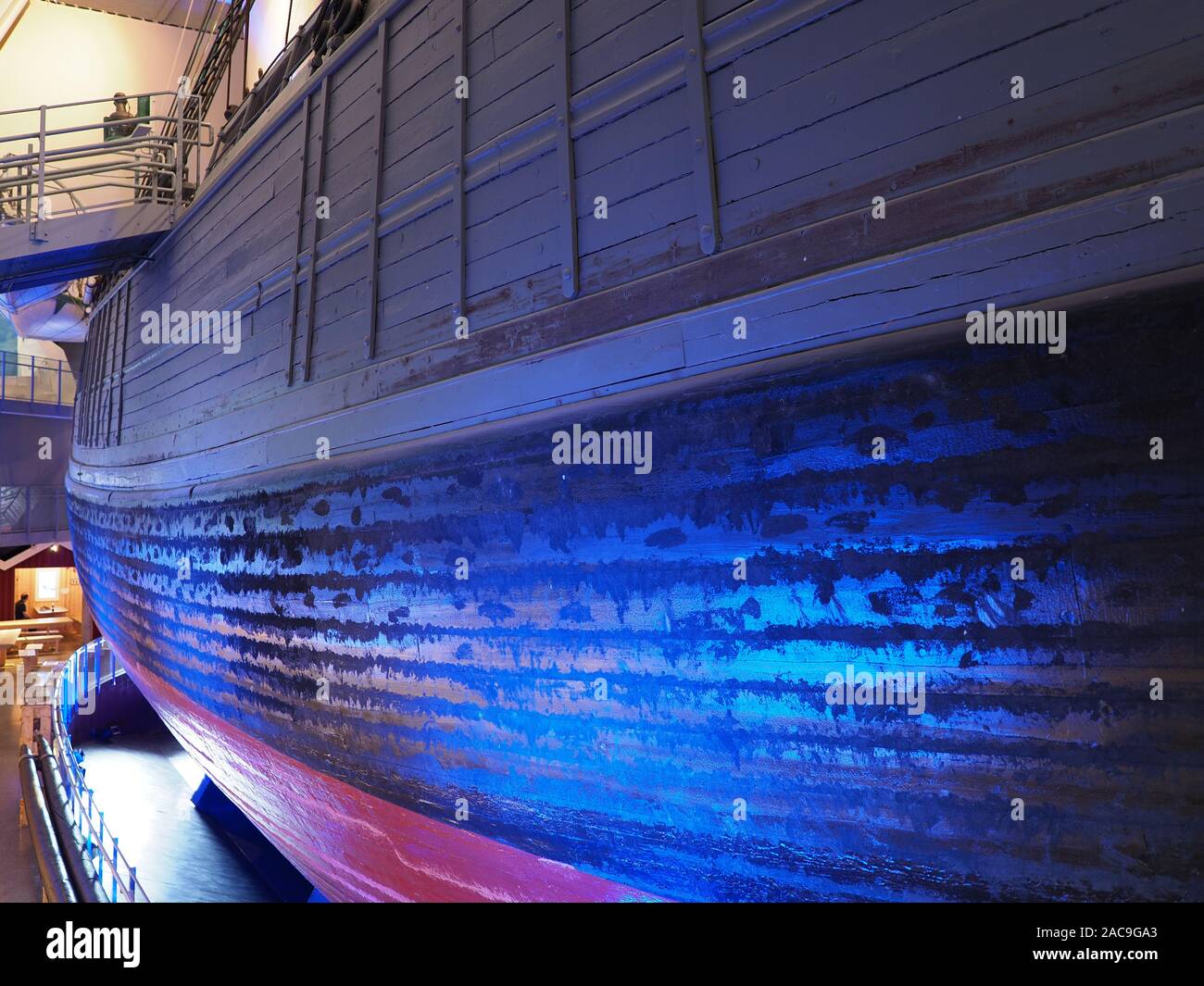 Vintage wooden sailing ship inside hi-res stock photography and images ...