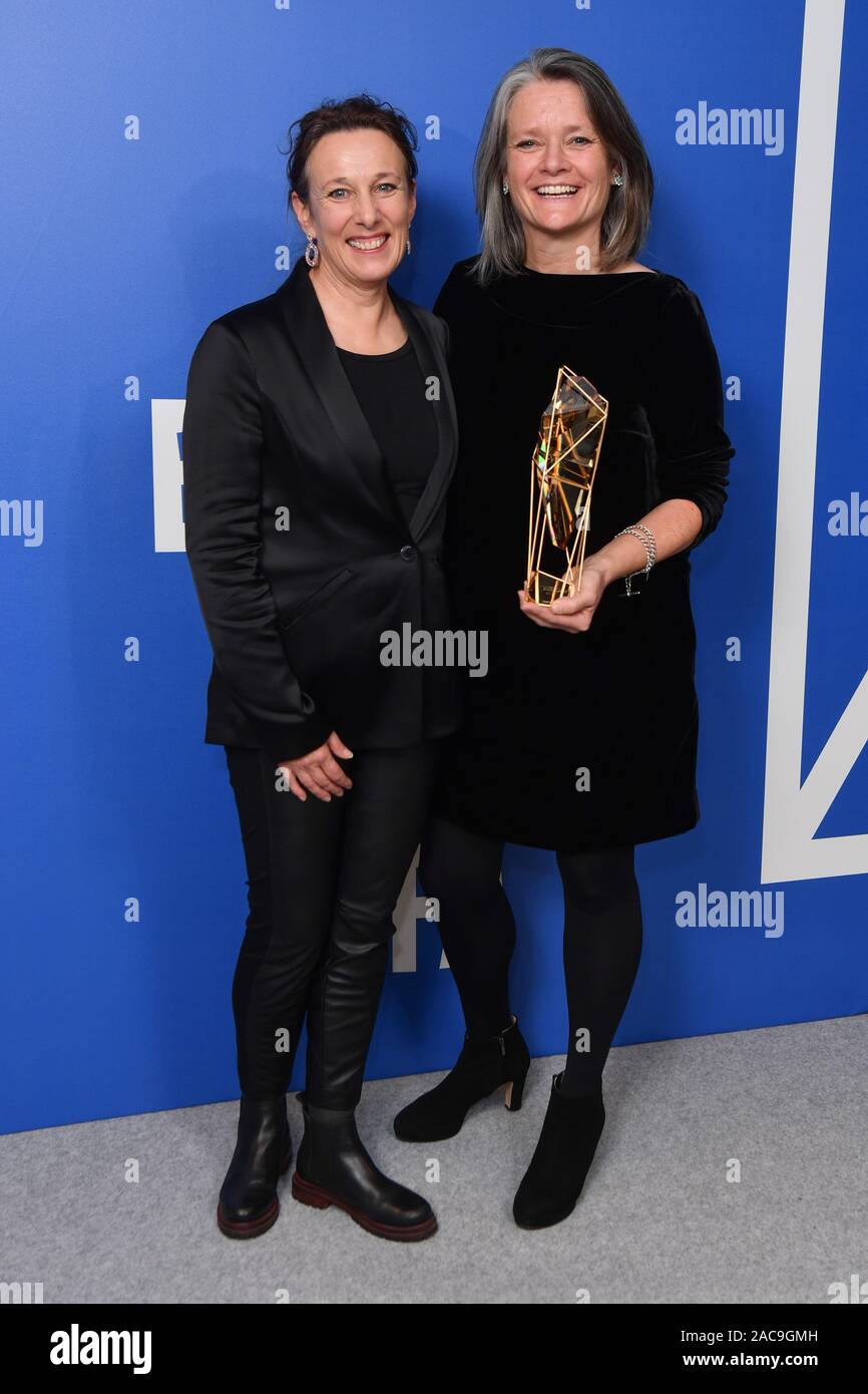Kate Byers and Linn Waite with the Breakthrough Producer award, in the ...