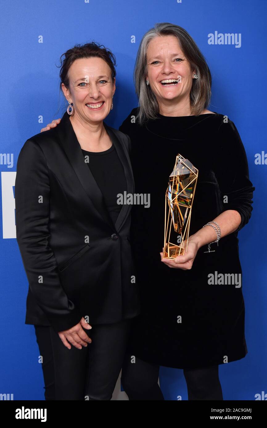 Kate Byers and Linn Waite with the Breakthrough Producer award, in the ...