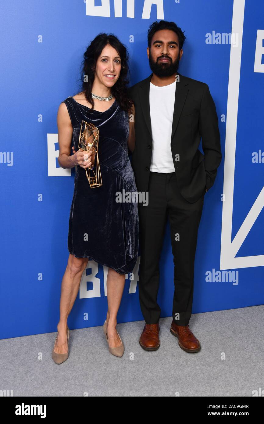 Harry Wootliff and Himesh Patel with the Douglas Hickox Debut Director ...