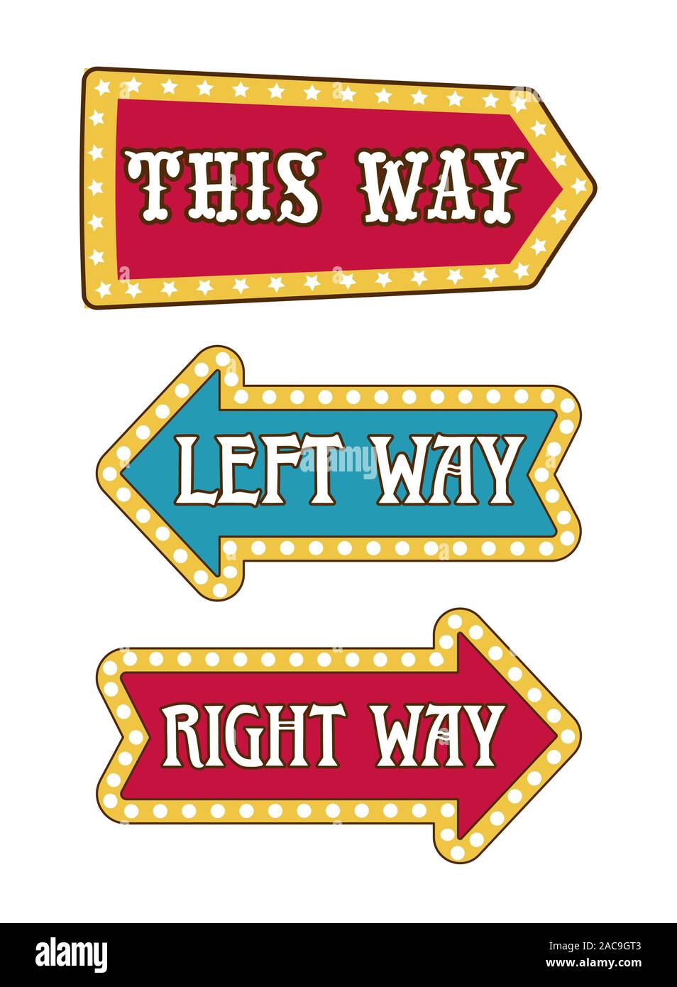 Two way road signboard direction hi-res stock photography and images ...