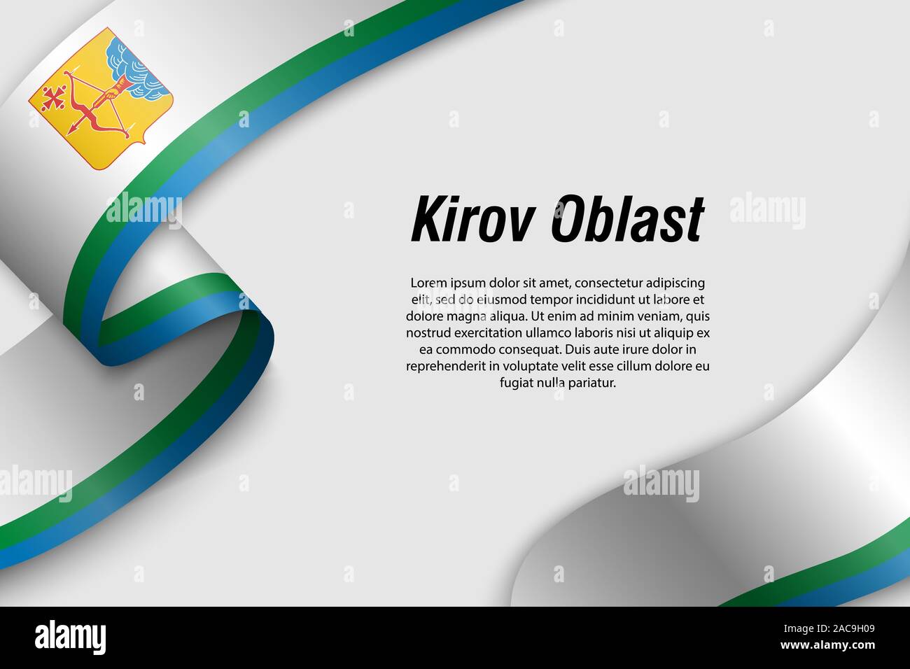 Kirov state oblast flag Stock Vector Images - Alamy