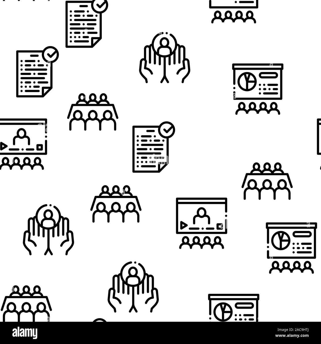 Contract Seamless Pattern Vector Stock Vector Image & Art - Alamy