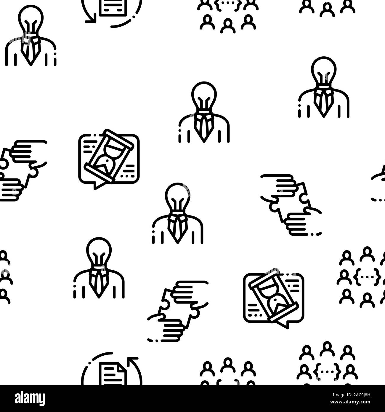 Contract Seamless Pattern Vector Stock Vector Image & Art - Alamy