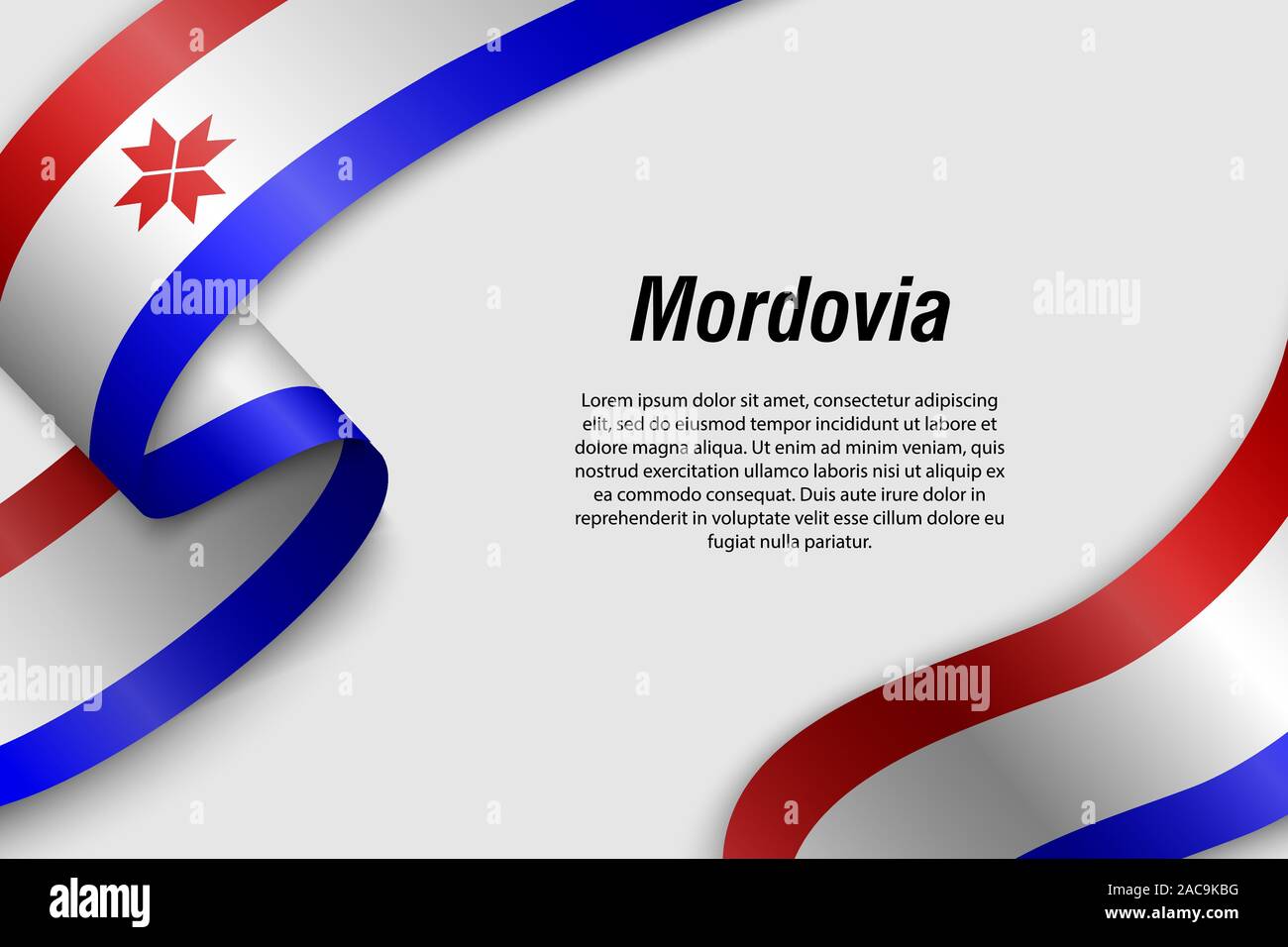 Flag Of Mordovia Stock Vector Images - Alamy