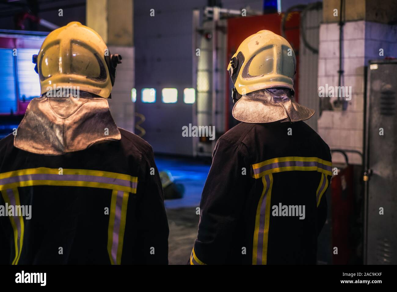 Young Fire Fighter Wearing Helmet High Resolution Stock Photography and ...