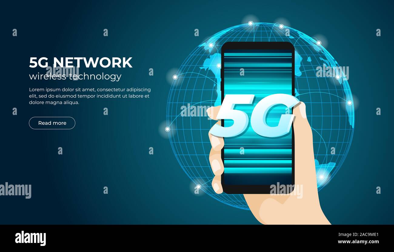 Fifth generation technology standard Stock Vector Images - Alamy