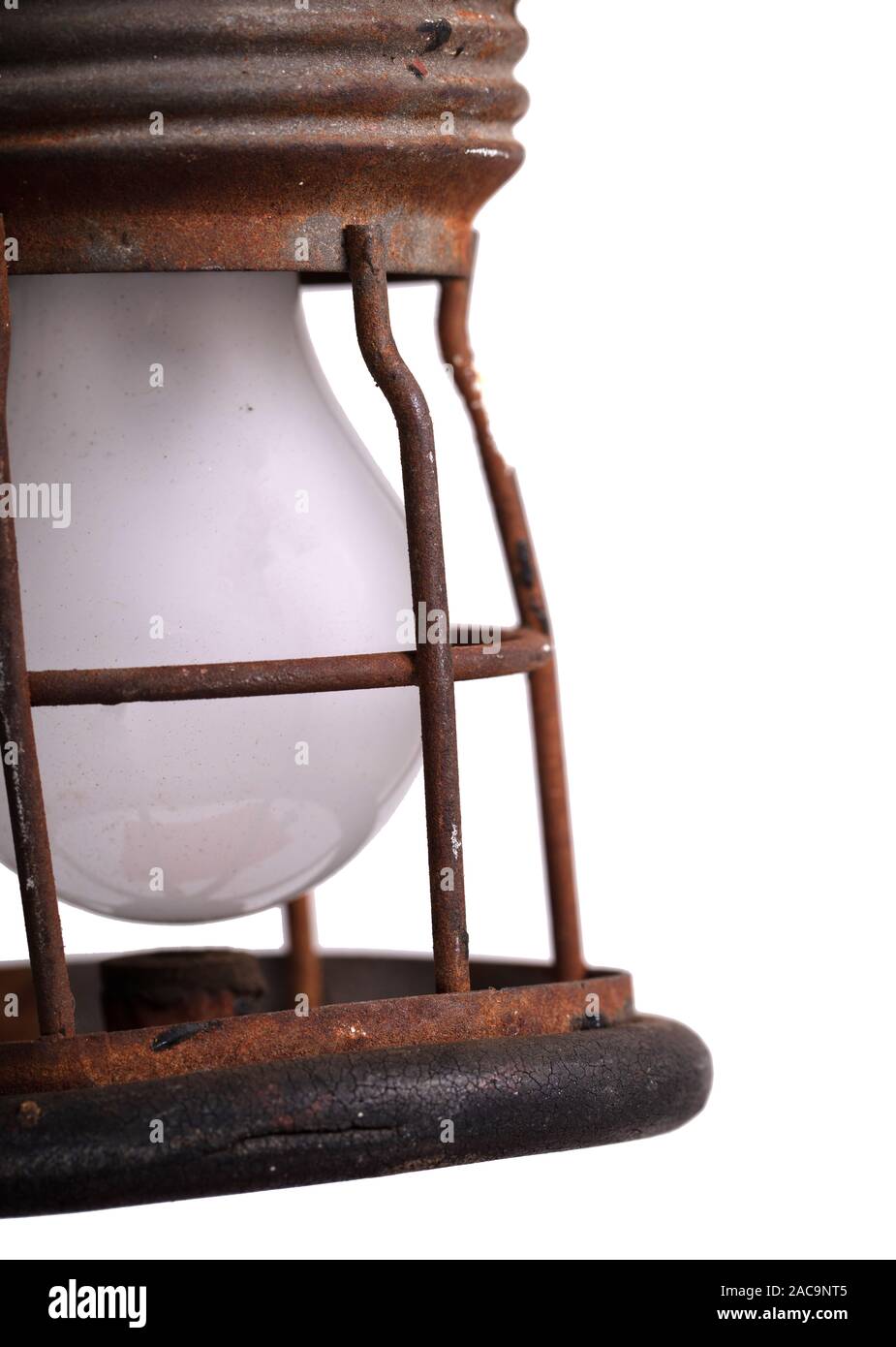 Old vintage light from the 70s, isolated Stock Photo - Alamy