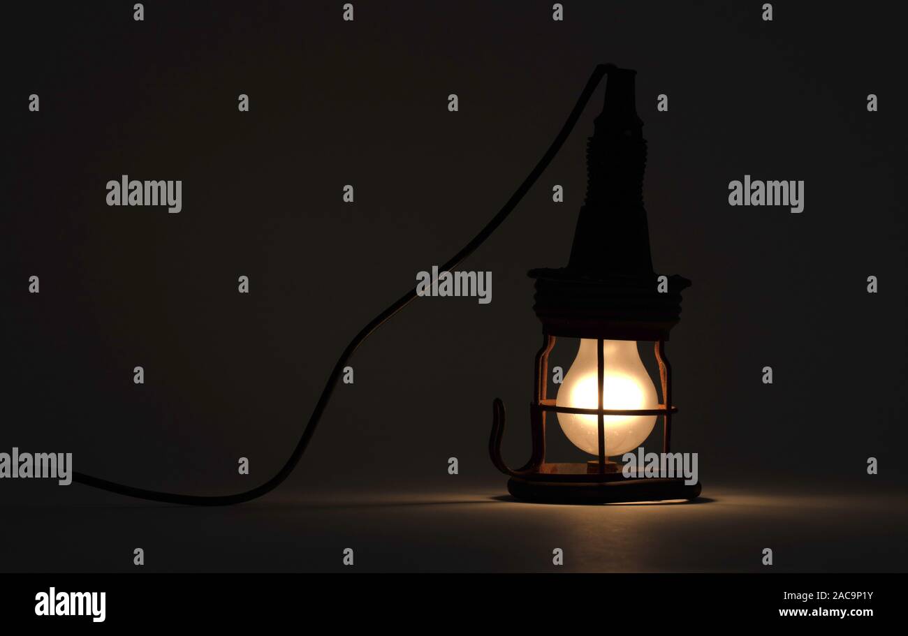 Old vintage light from the 70s, isolated Stock Photo - Alamy