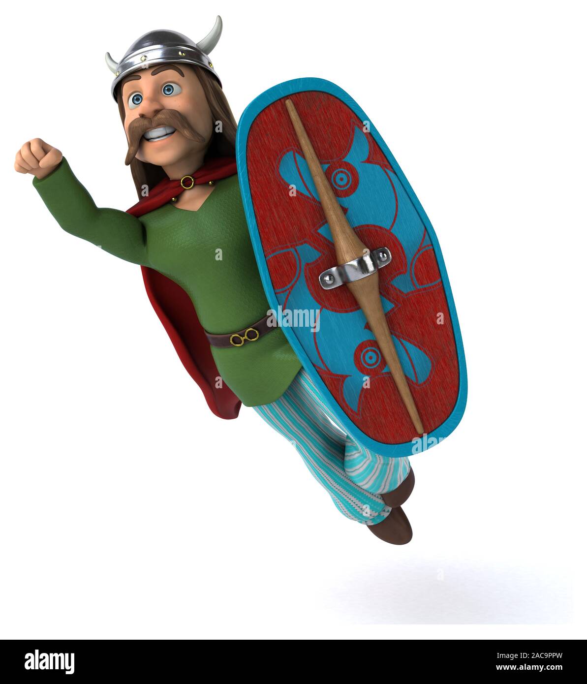 Gaul warrior - 3D Illustration Stock Photo - Alamy