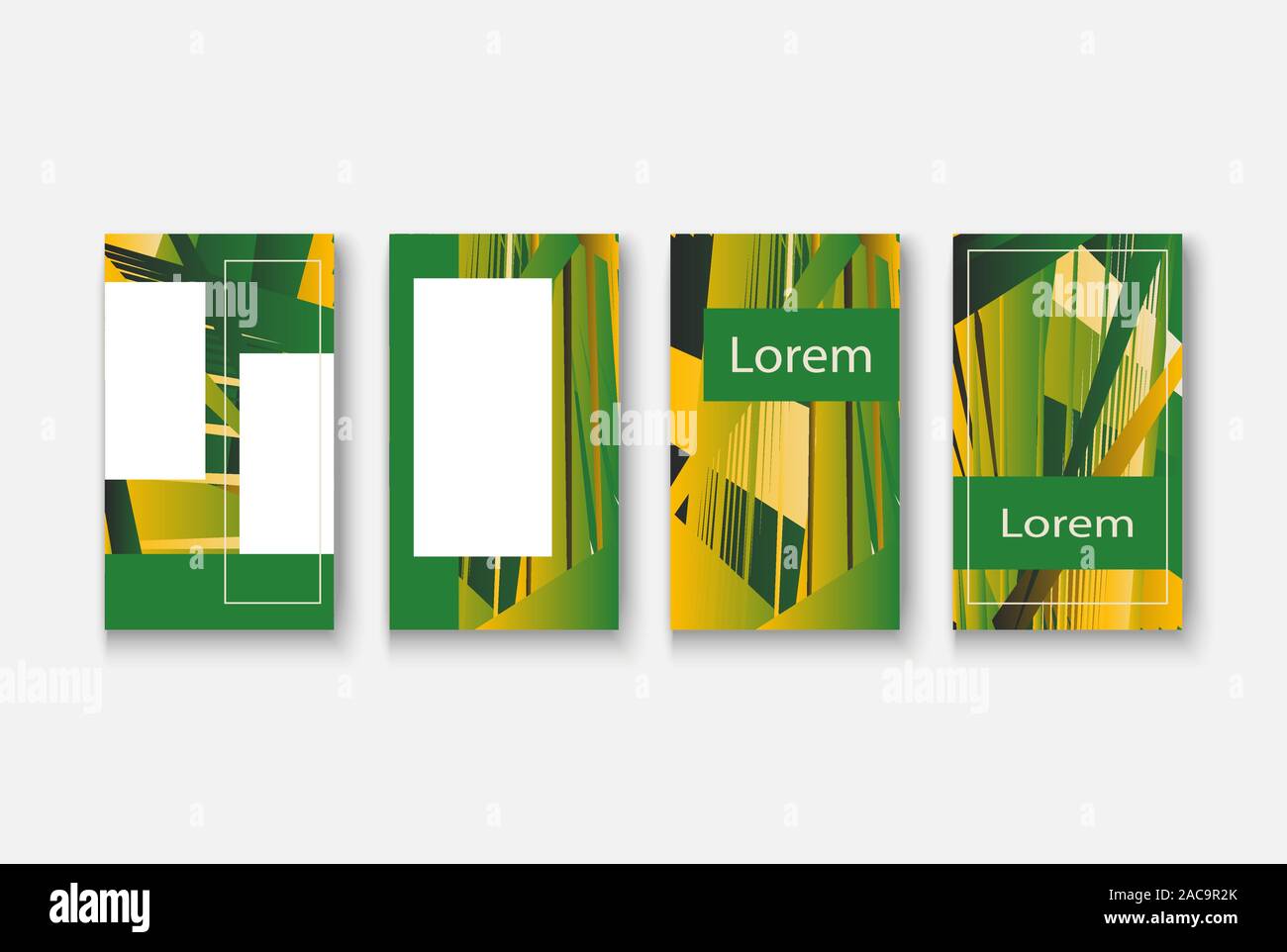 Modern business geometric template banner for design. Social media ...