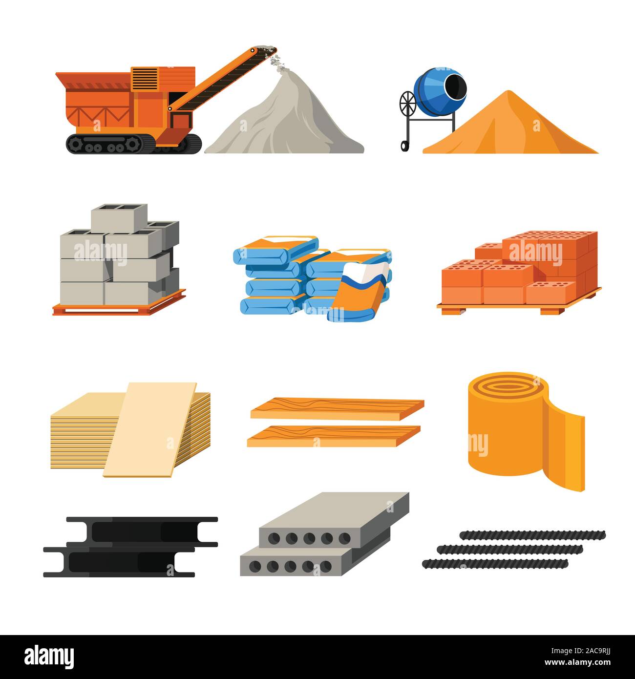 Cartoon building factory structure hi-res stock photography and images ...