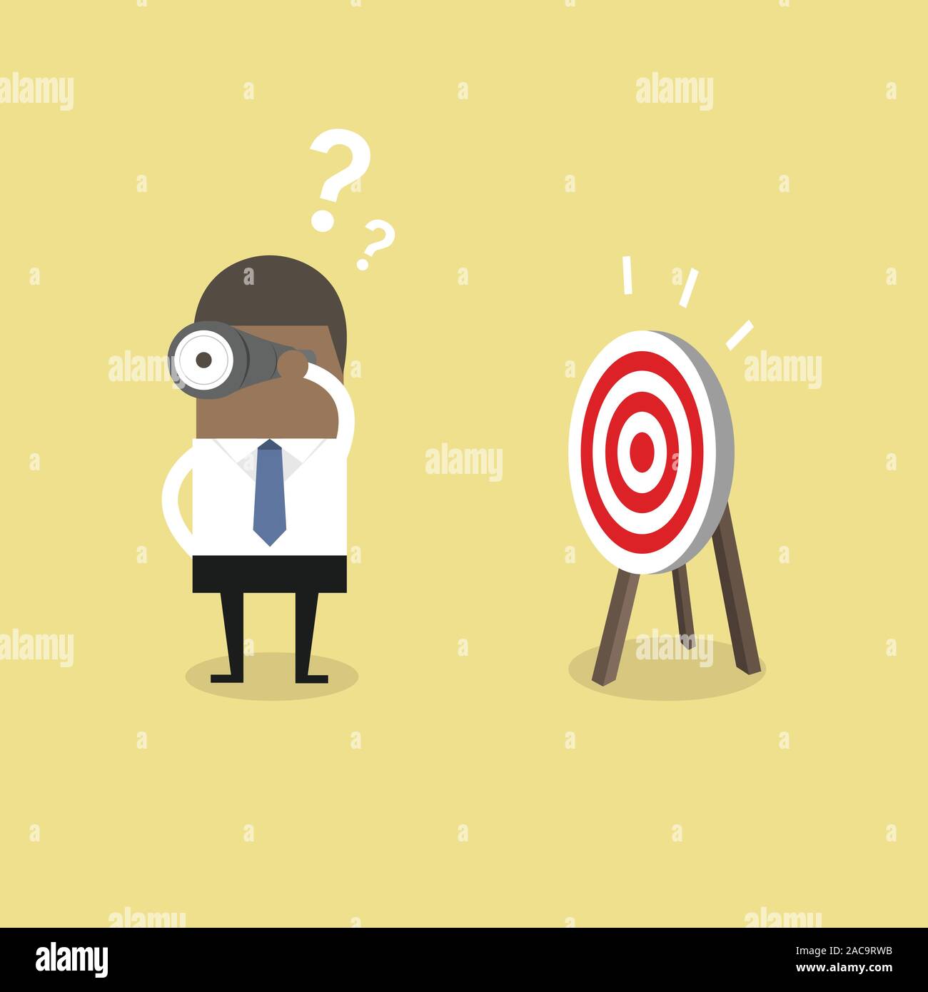 Monocular man Stock Vector Images - Alamy