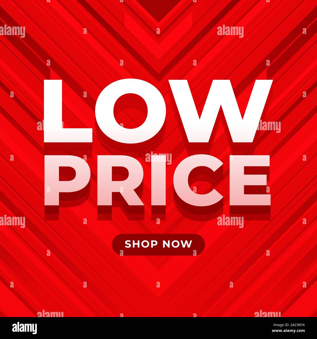 Low price banner design template Stock Vector Image & Art - Alamy