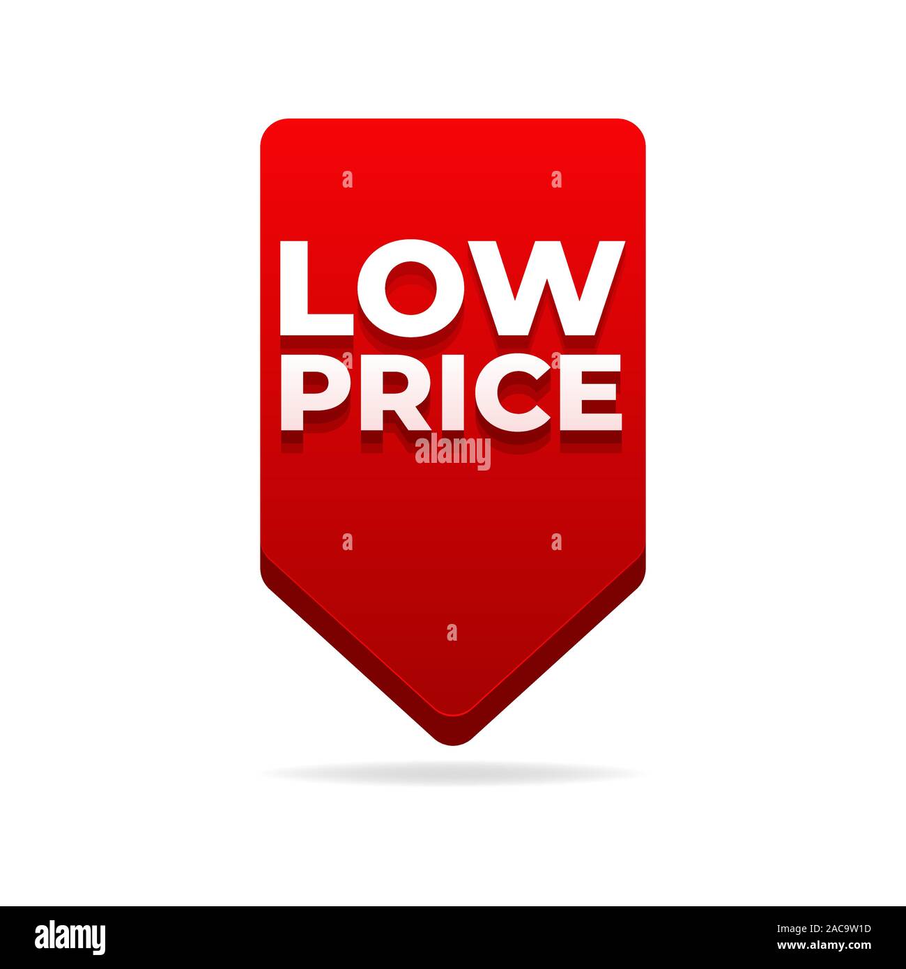 Blank price label on Stock Vector Images - Alamy