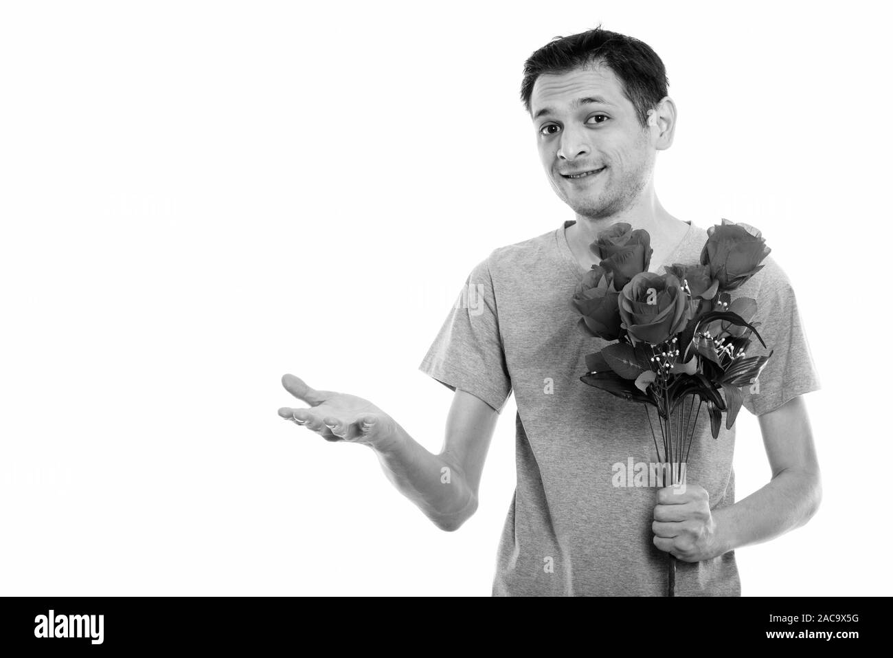 Red valentine copyspace Black and White Stock Photos & Images - Alamy