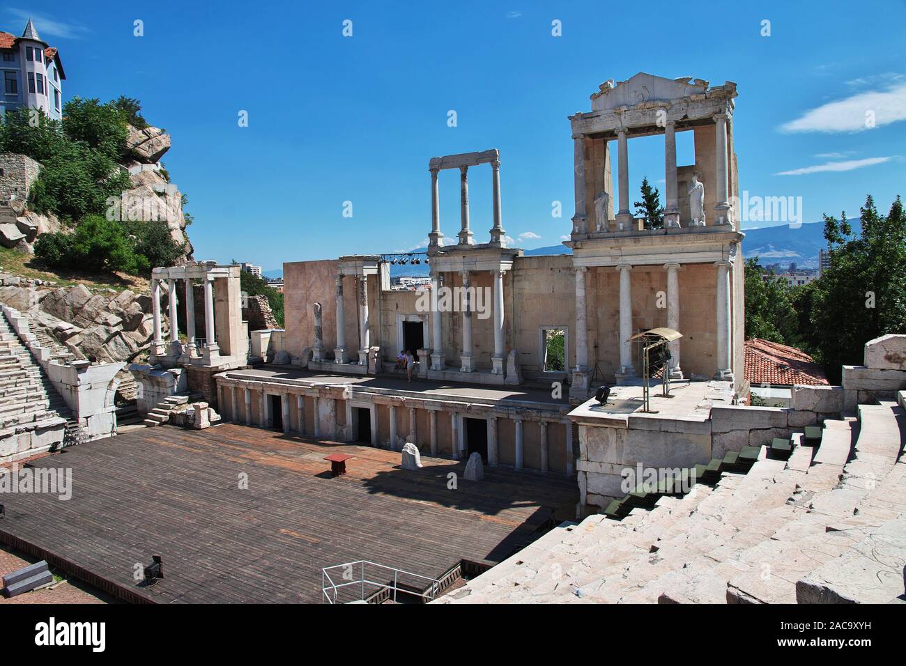 Plovdiv Roman Theatre, Ancient Stadium of Philippopolis, Bulgaria Stock ...