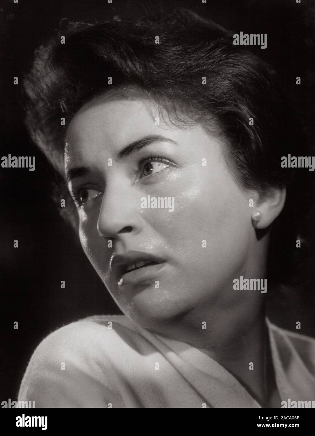 Ursula Lingen, deutsch österreichische Bühnen- und Filmschauspielerin, Deutschland Mitte 1950er ...