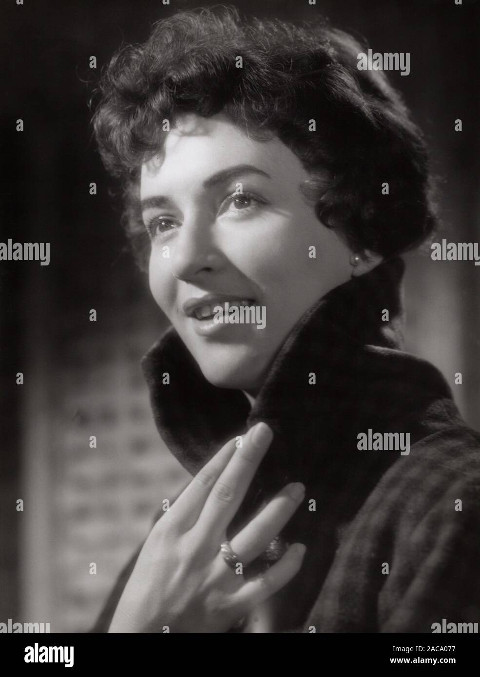 Ursula Lingen, deutsch österreichische Bühnen- und Filmschauspielerin, Deutschland Mitte 1950er ...