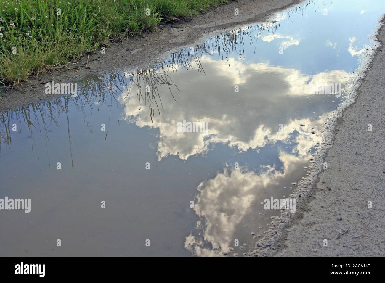 Water puddles hi-res stock photography and images - Alamy