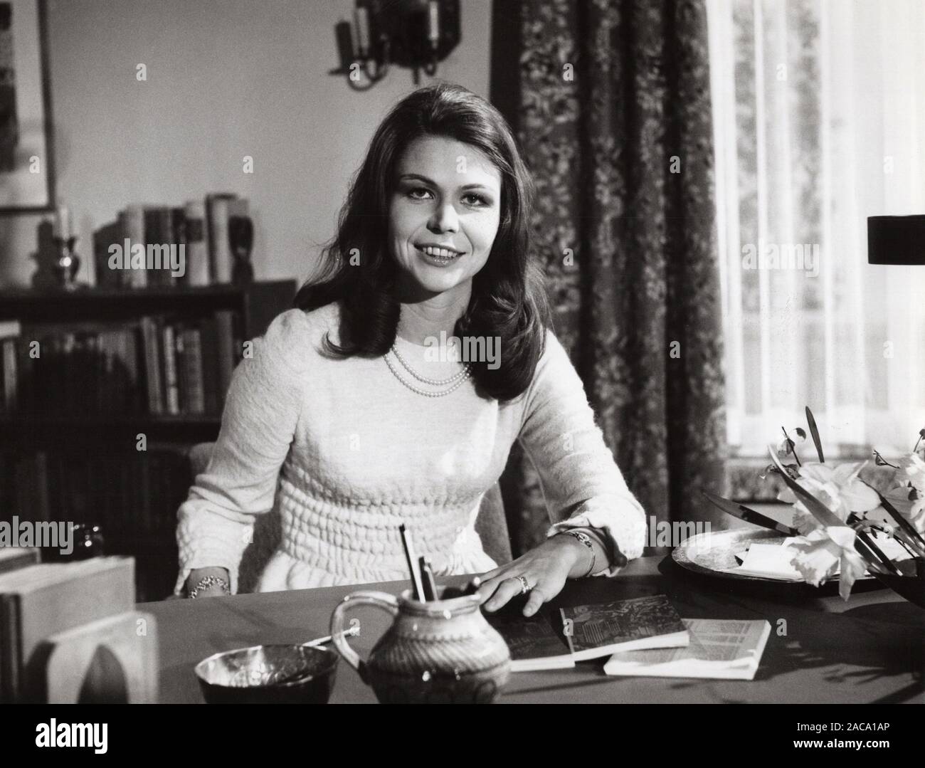 Dr. Monika Meinhardt, deutsche Schauspielerin, Deutschland um 1970 ...