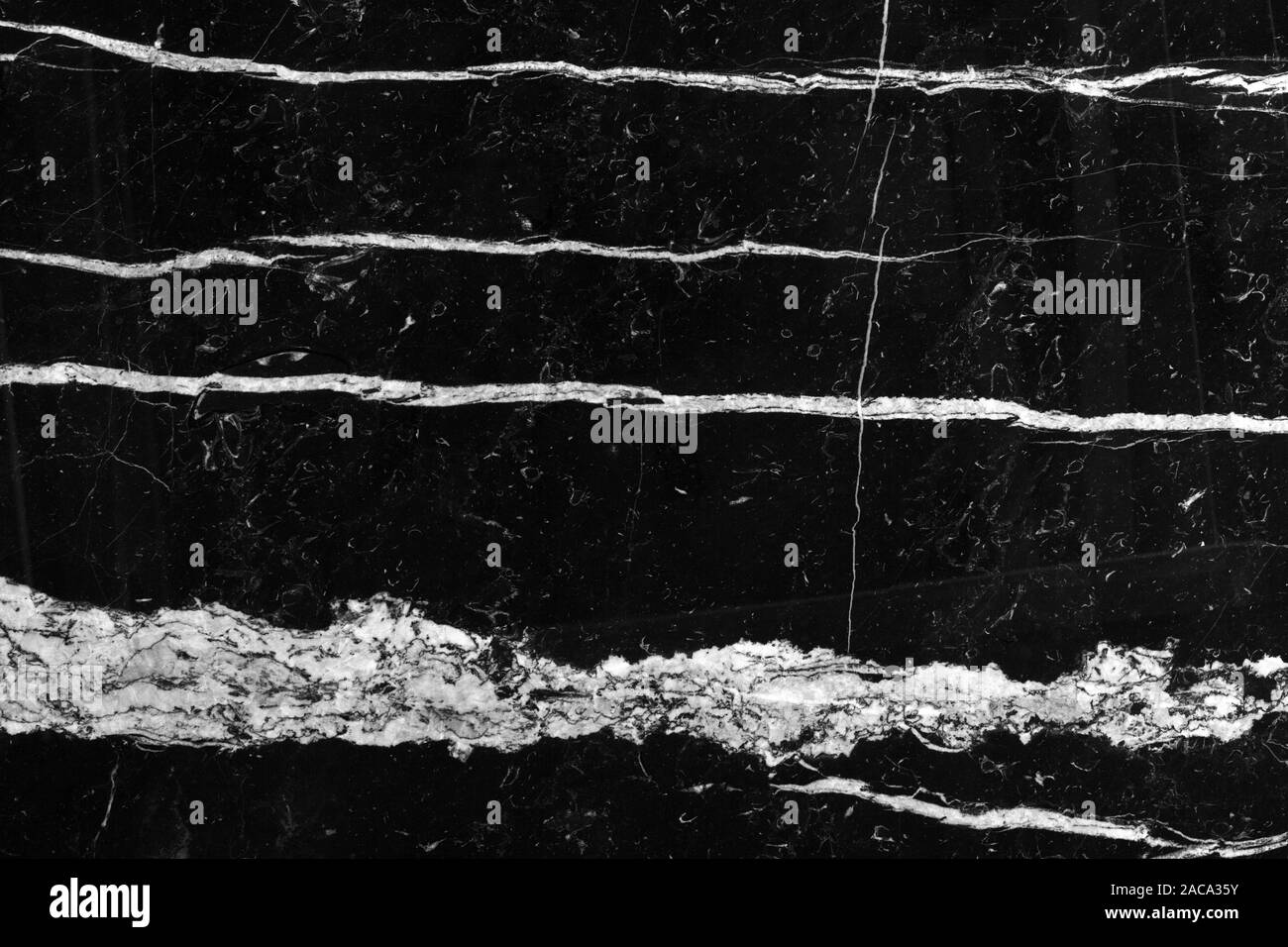 Natural black granite with silver veins texture background with high ...