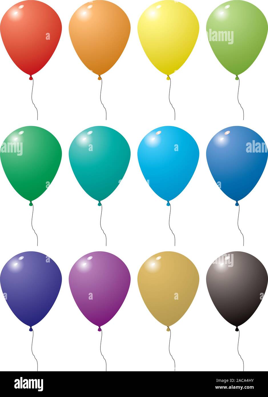 Red balloon knot Cut Out Stock Images & Pictures - Alamy