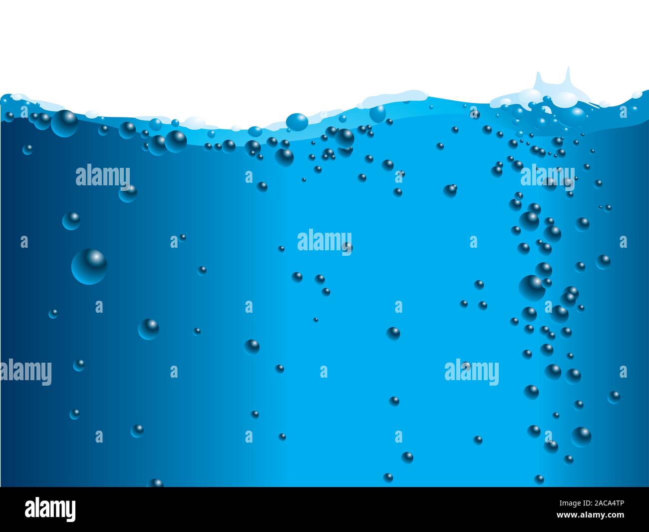 bubble blue wave Stock Photo - Alamy