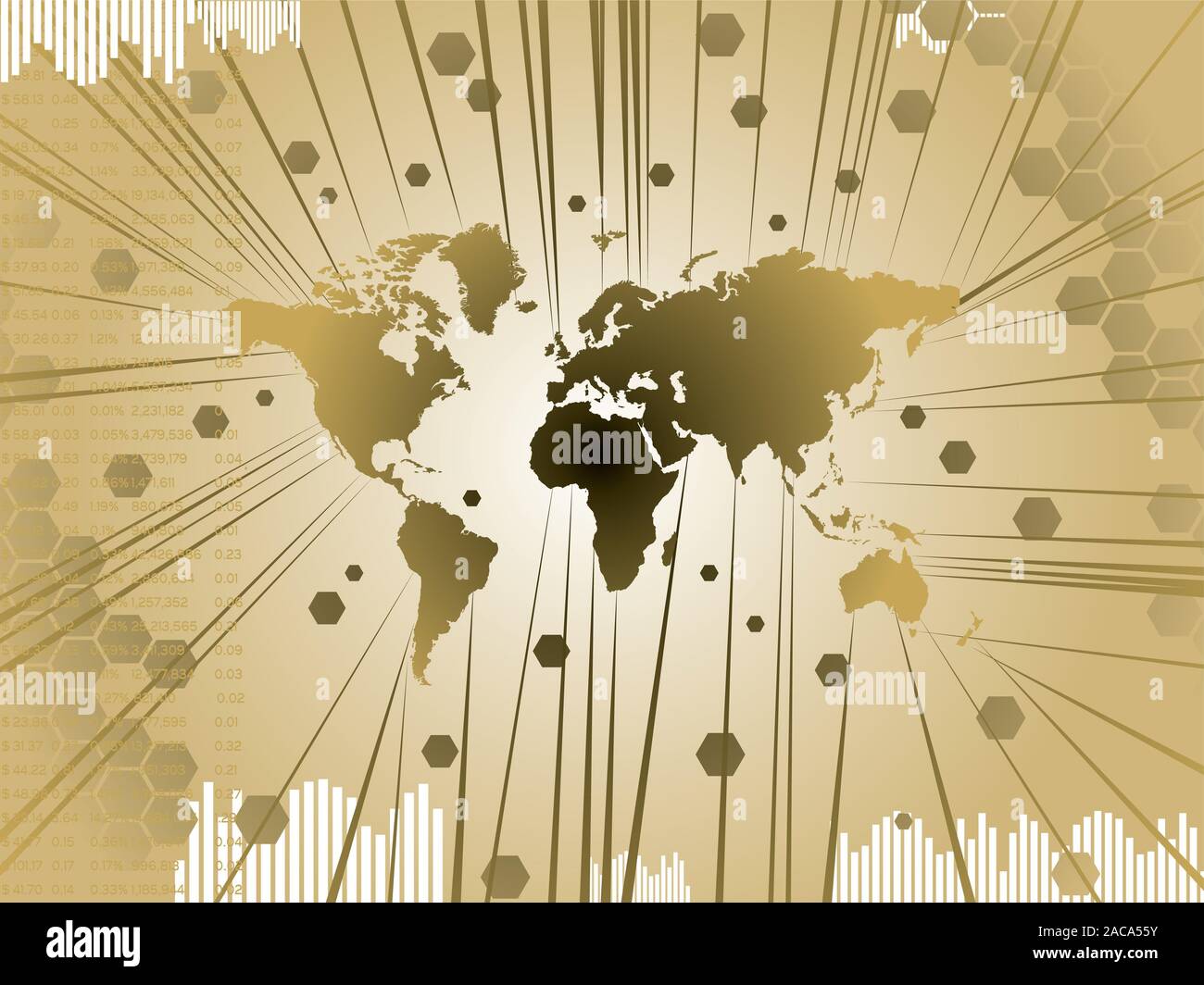 Silhouette business presentation chart finance hi-res stock photography ...