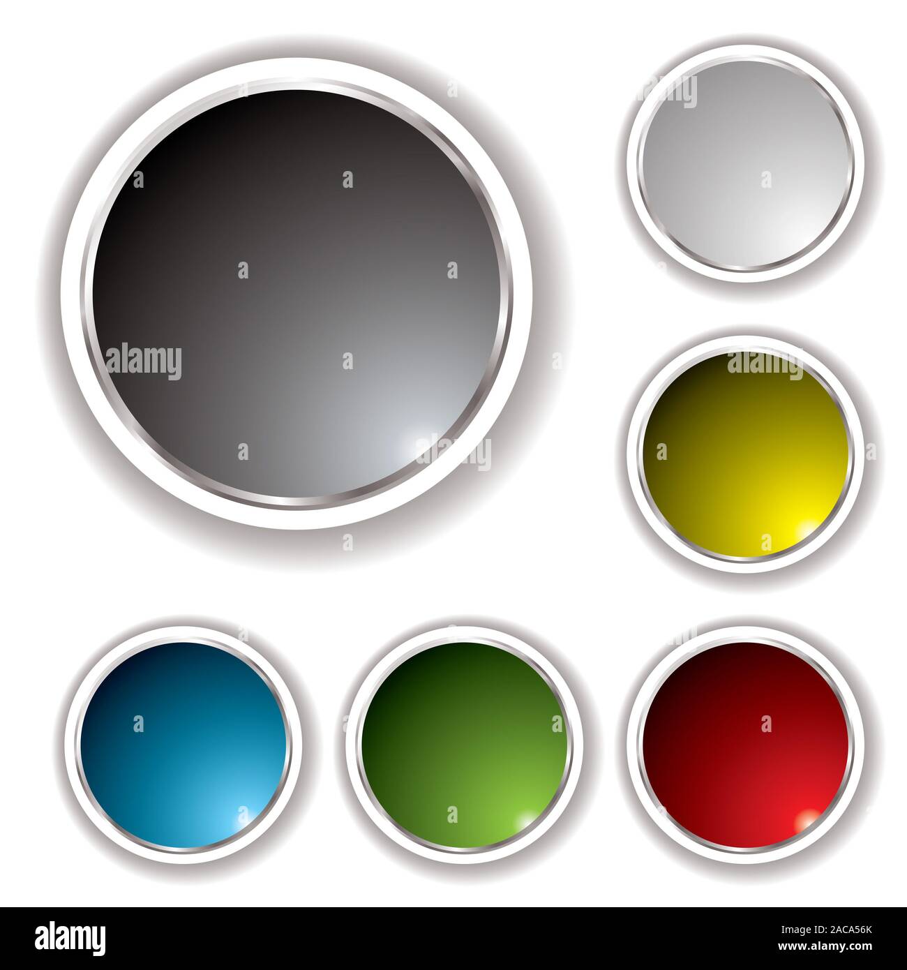 Buttons white hi-res stock photography and images - Alamy
