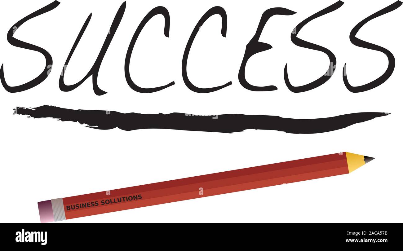 Success handwriting Cut Out Stock Images & Pictures - Alamy