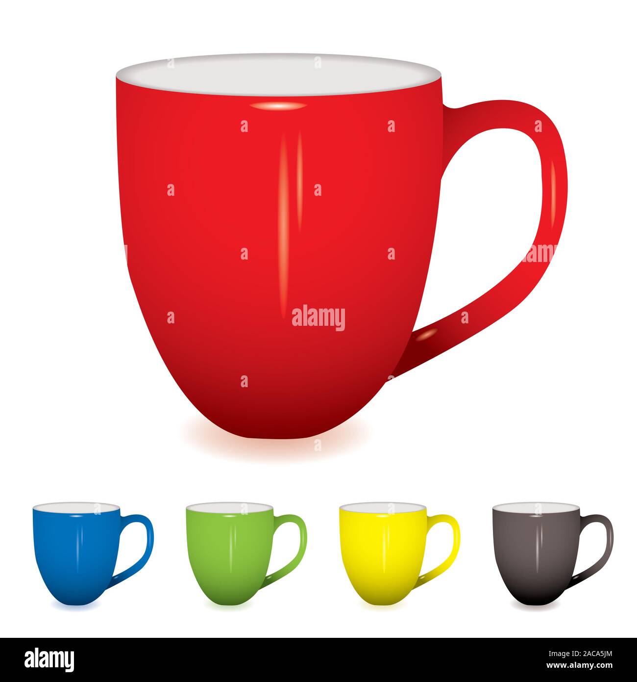 coffee cup variation Stock Photo - Alamy