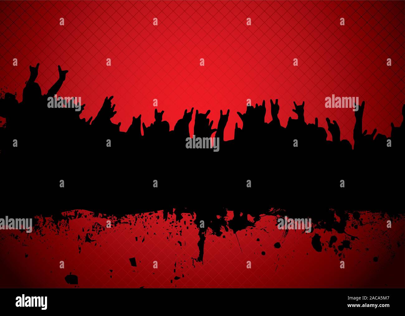 concert crowd red Stock Photo - Alamy