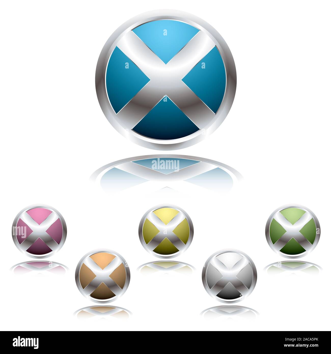 Cross button hi-res stock photography and images - Alamy