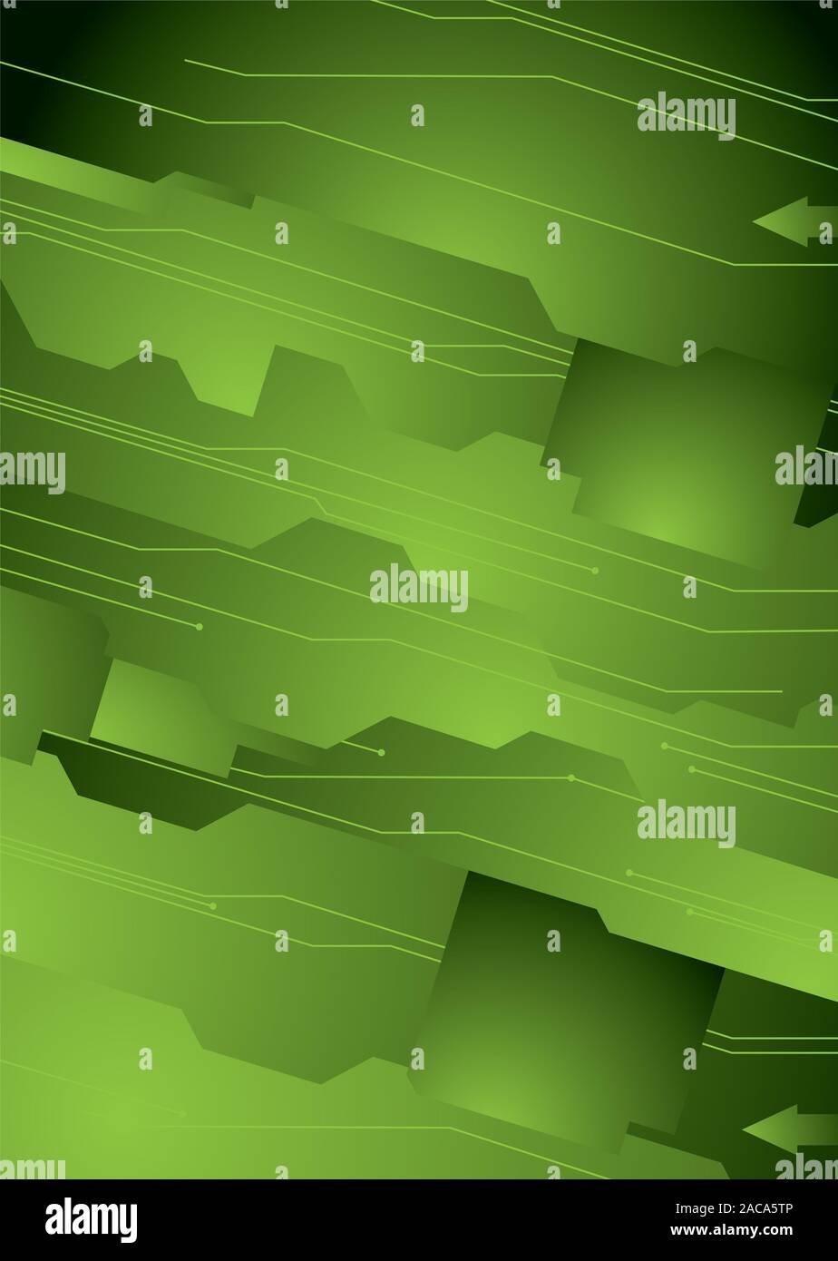 digital world green Stock Photo - Alamy