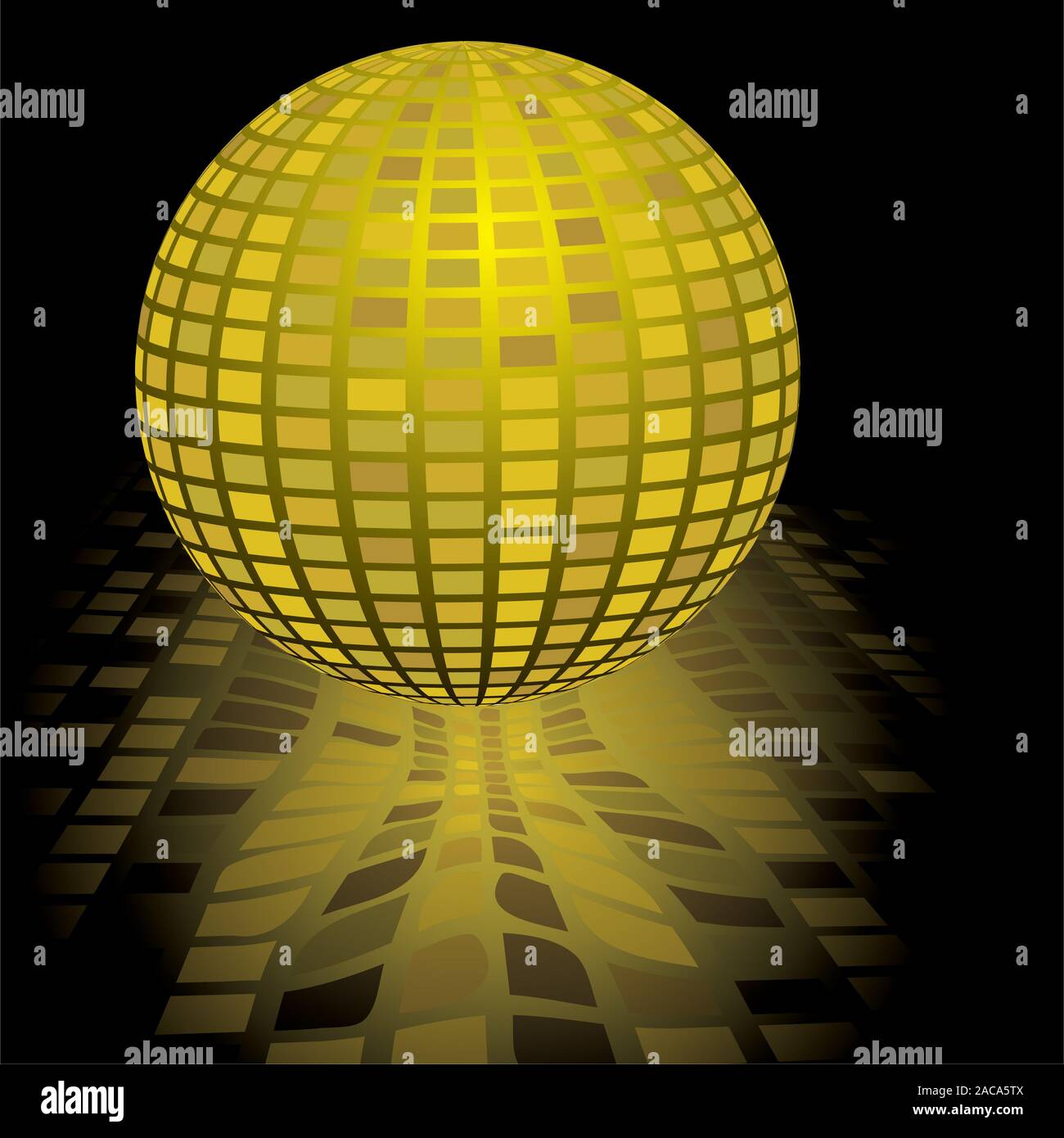 disco ball gold Stock Photo - Alamy