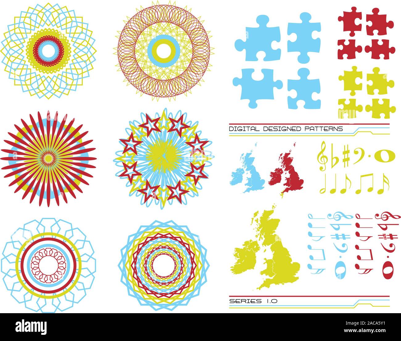Digital uk map hi-res stock photography and images - Alamy