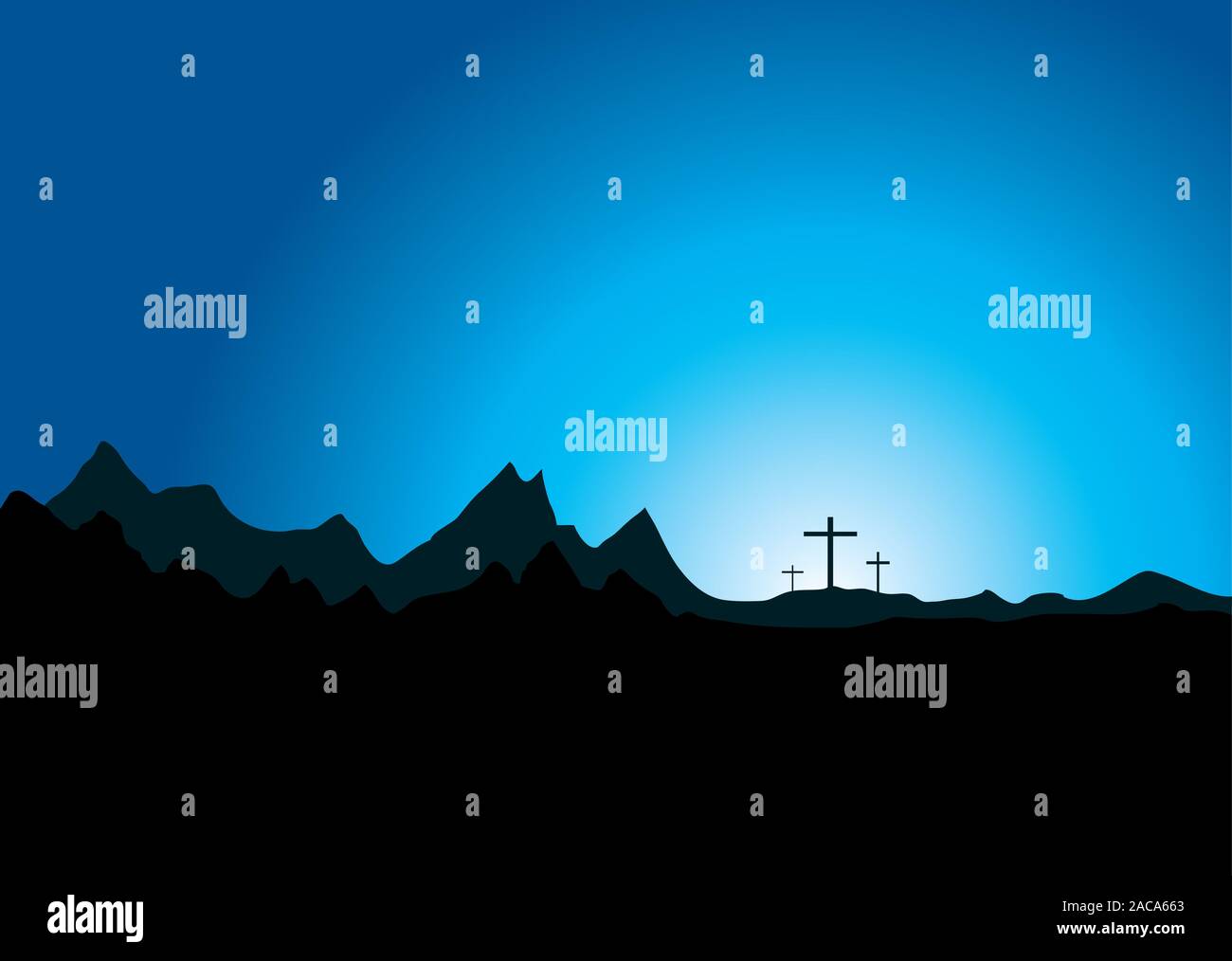 easter three cross Stock Photo - Alamy