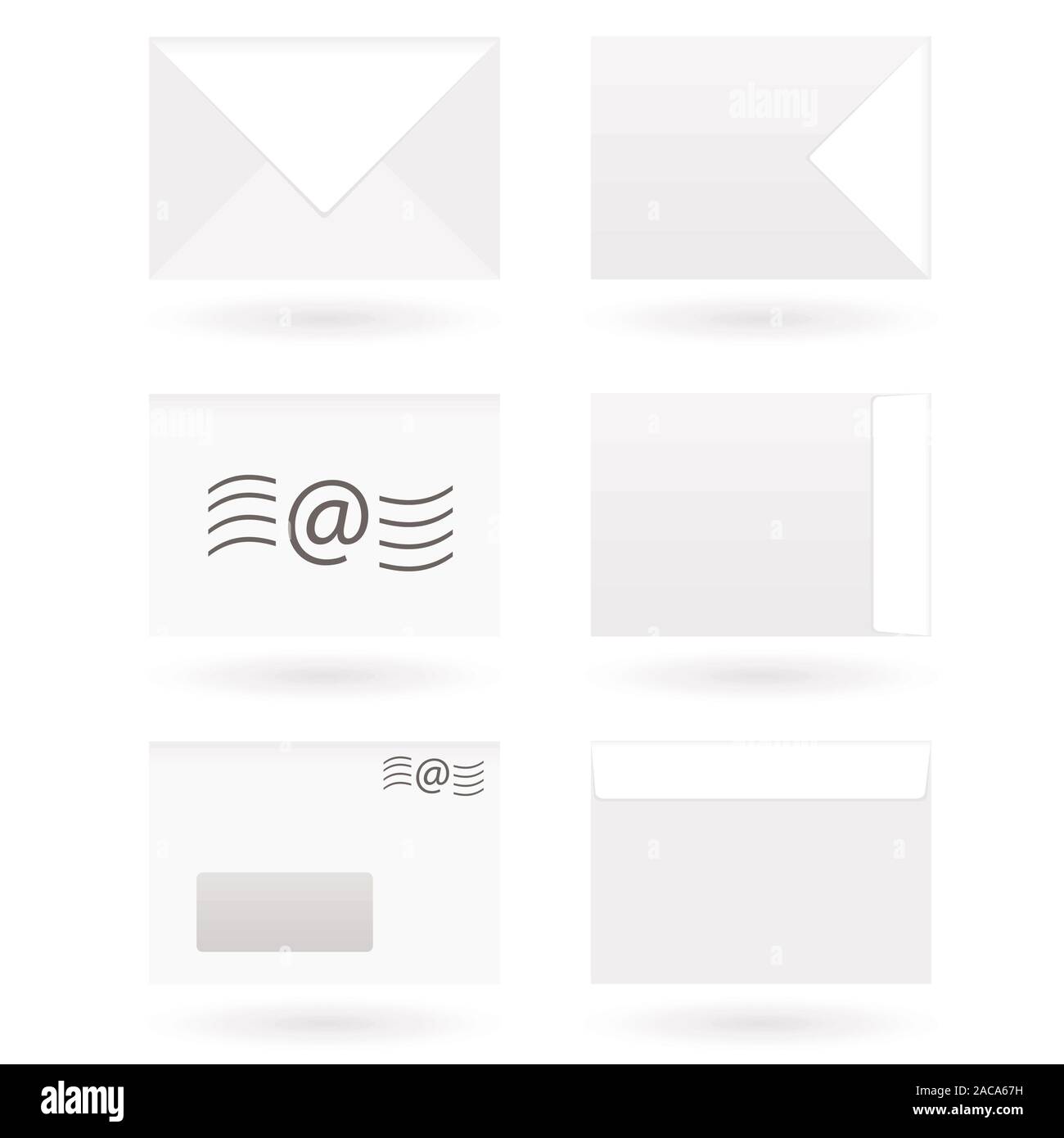 Envelopes illustration hi-res stock photography and images - Alamy
