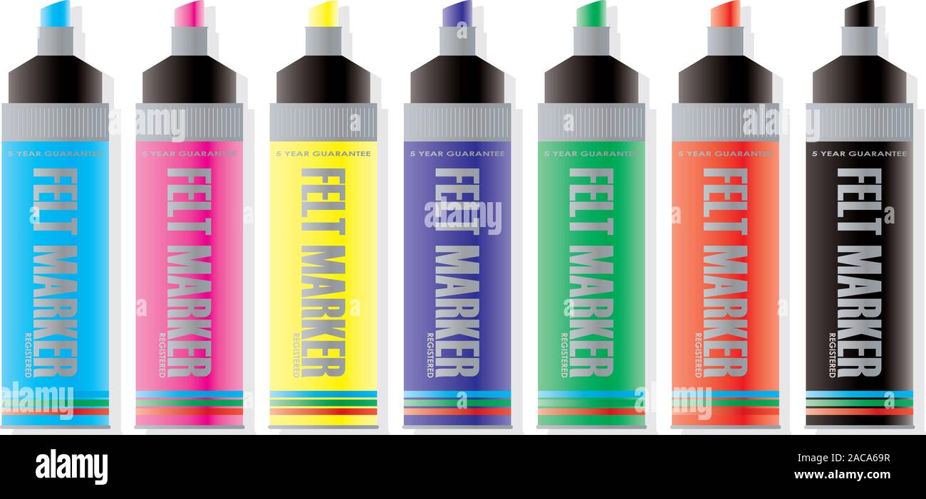 Felt marker hi-res stock photography and images - Alamy