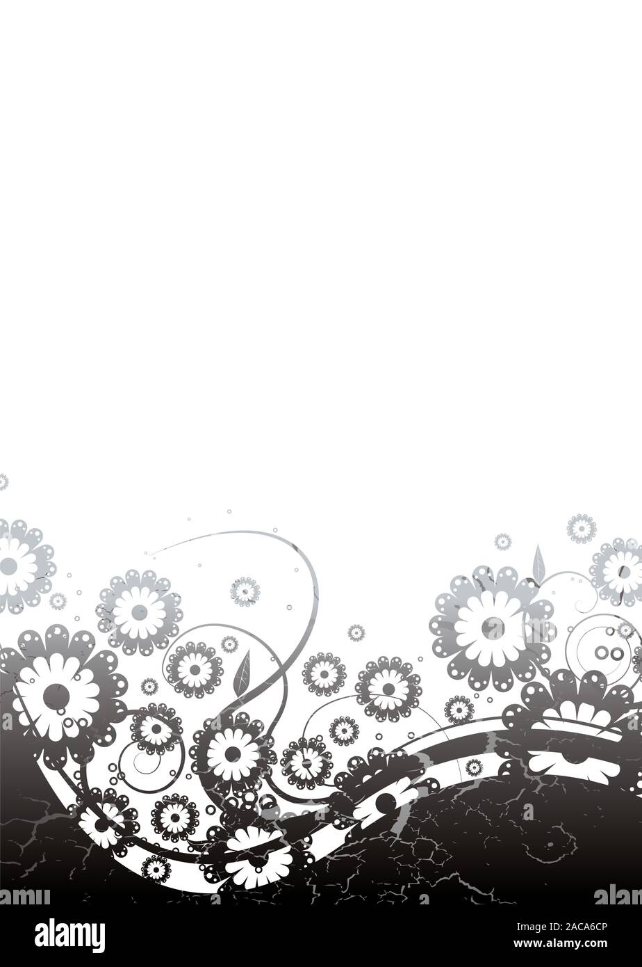 floral silver gothic Stock Photo - Alamy