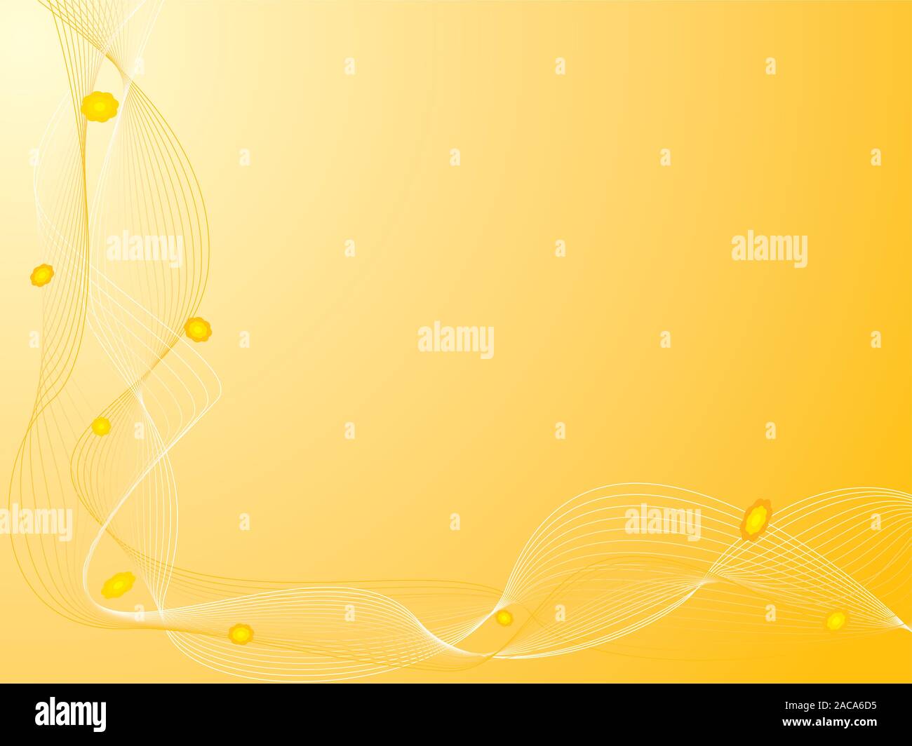 floral flow yellow Stock Photo - Alamy