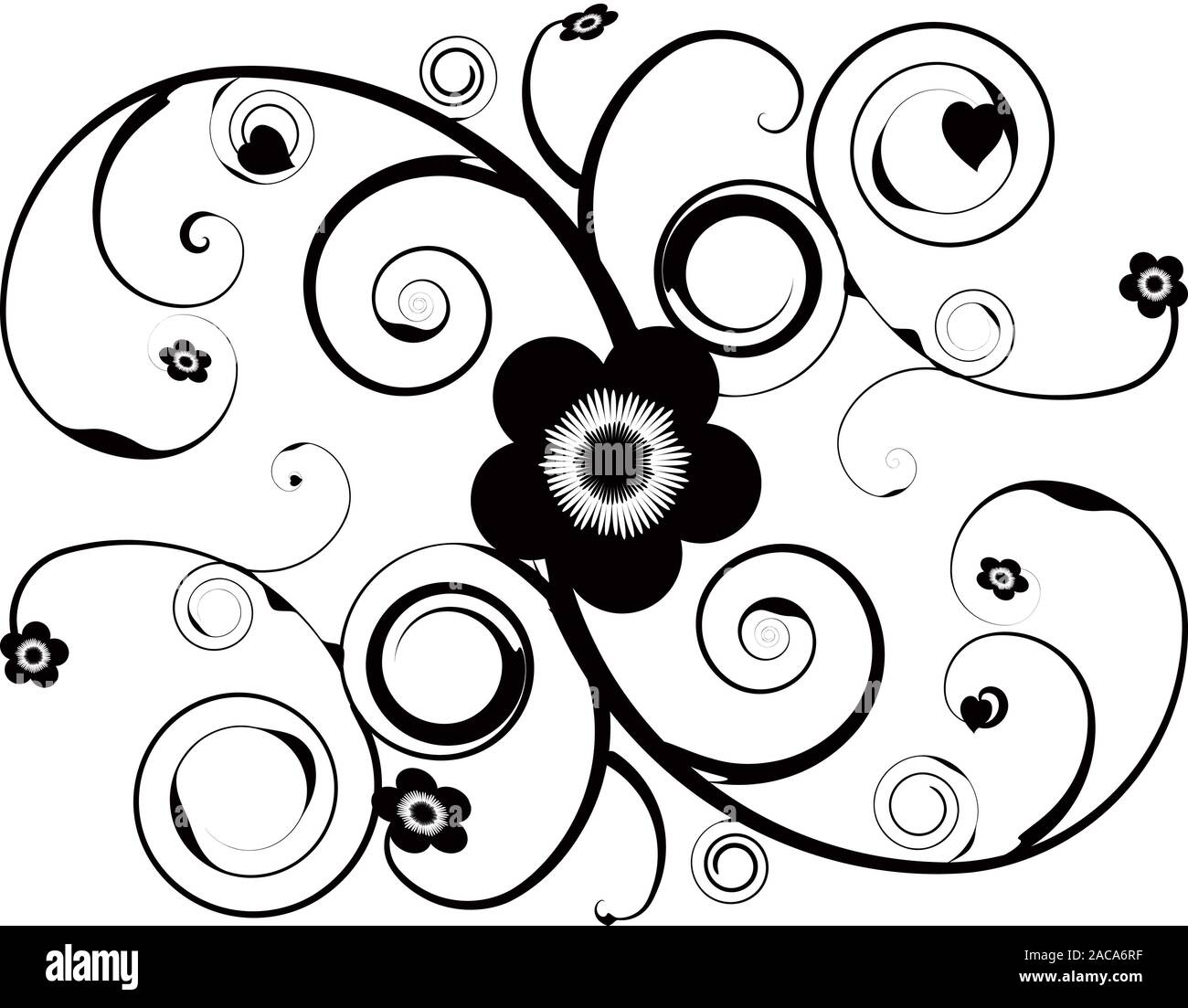 Floral tattoo hi-res stock photography and images - Alamy