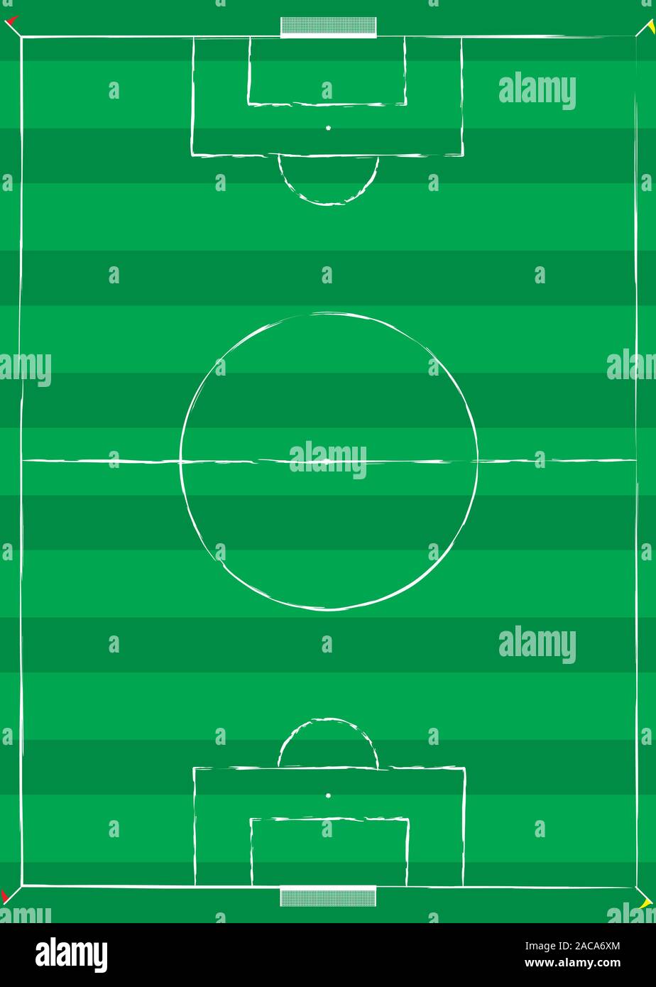 Football pitch markings hi-res stock photography and images - Alamy