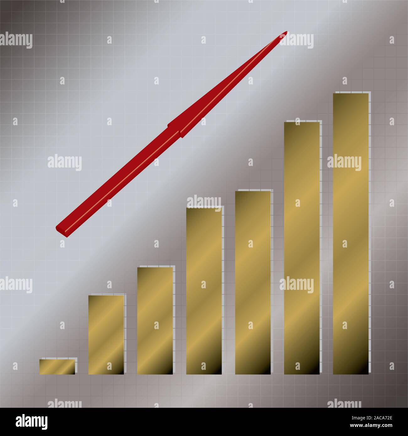 Gold graph hi-res stock photography and images - Alamy