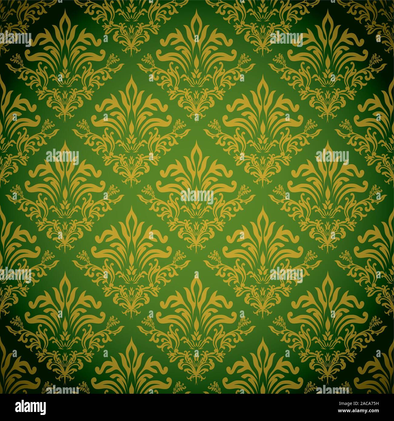 Green silk damask hi-res stock photography and images - Alamy