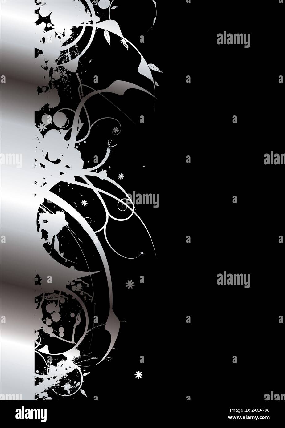 gothic nature silver Stock Photo - Alamy