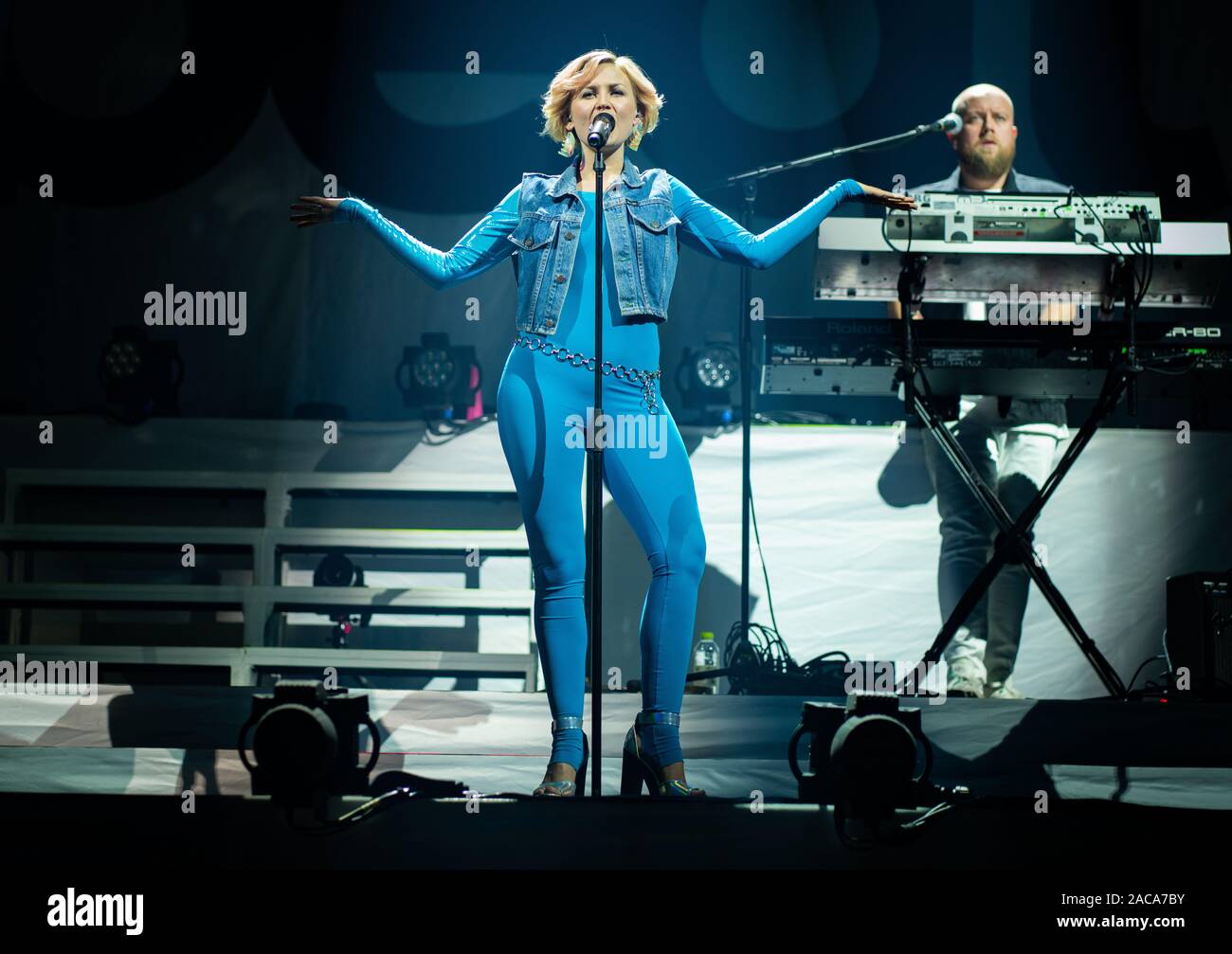 Copenhagen, Denmark. 30th, November 2019. The Danish band Alphabeat ...