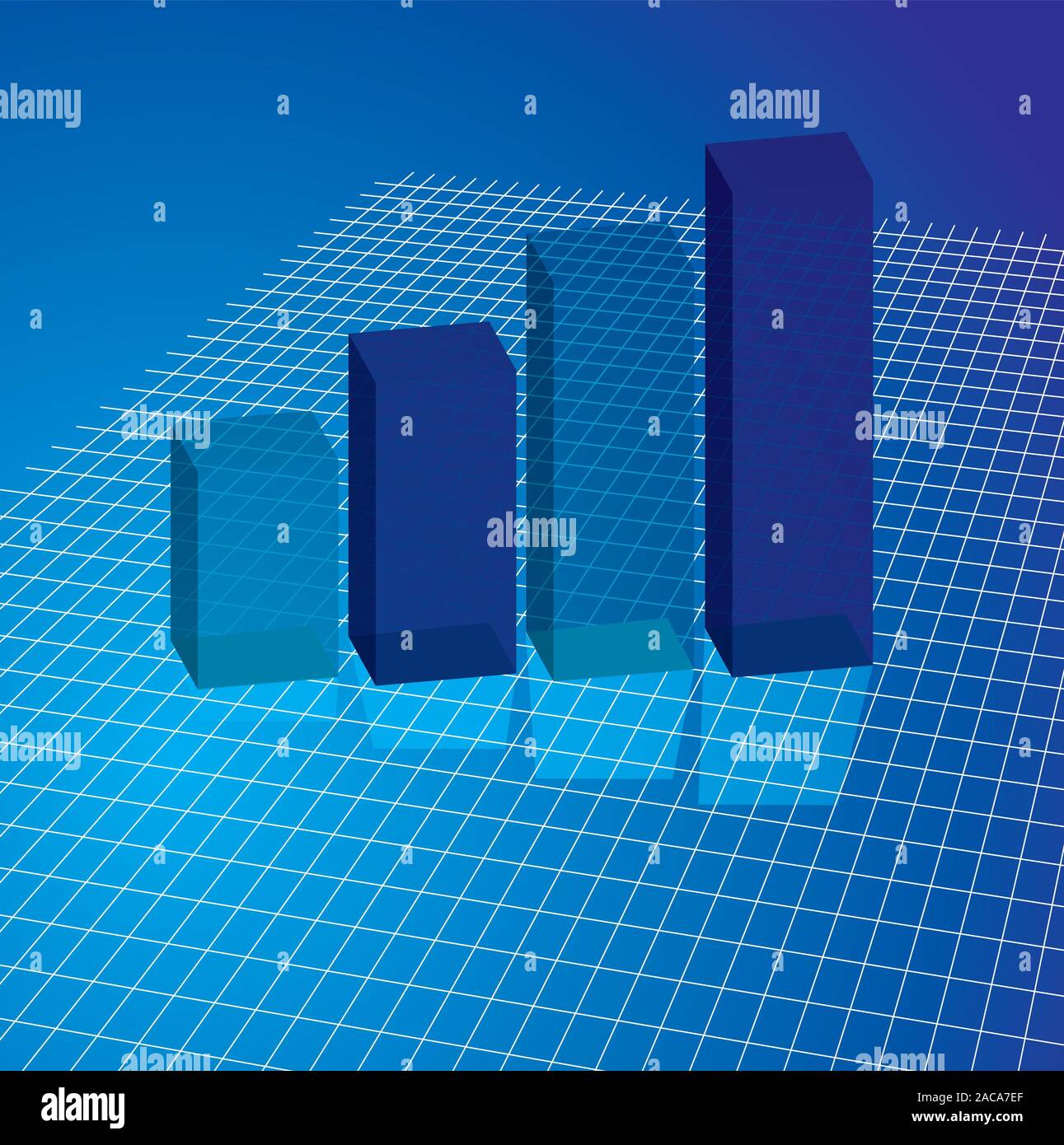 graph grid blue Stock Photo - Alamy