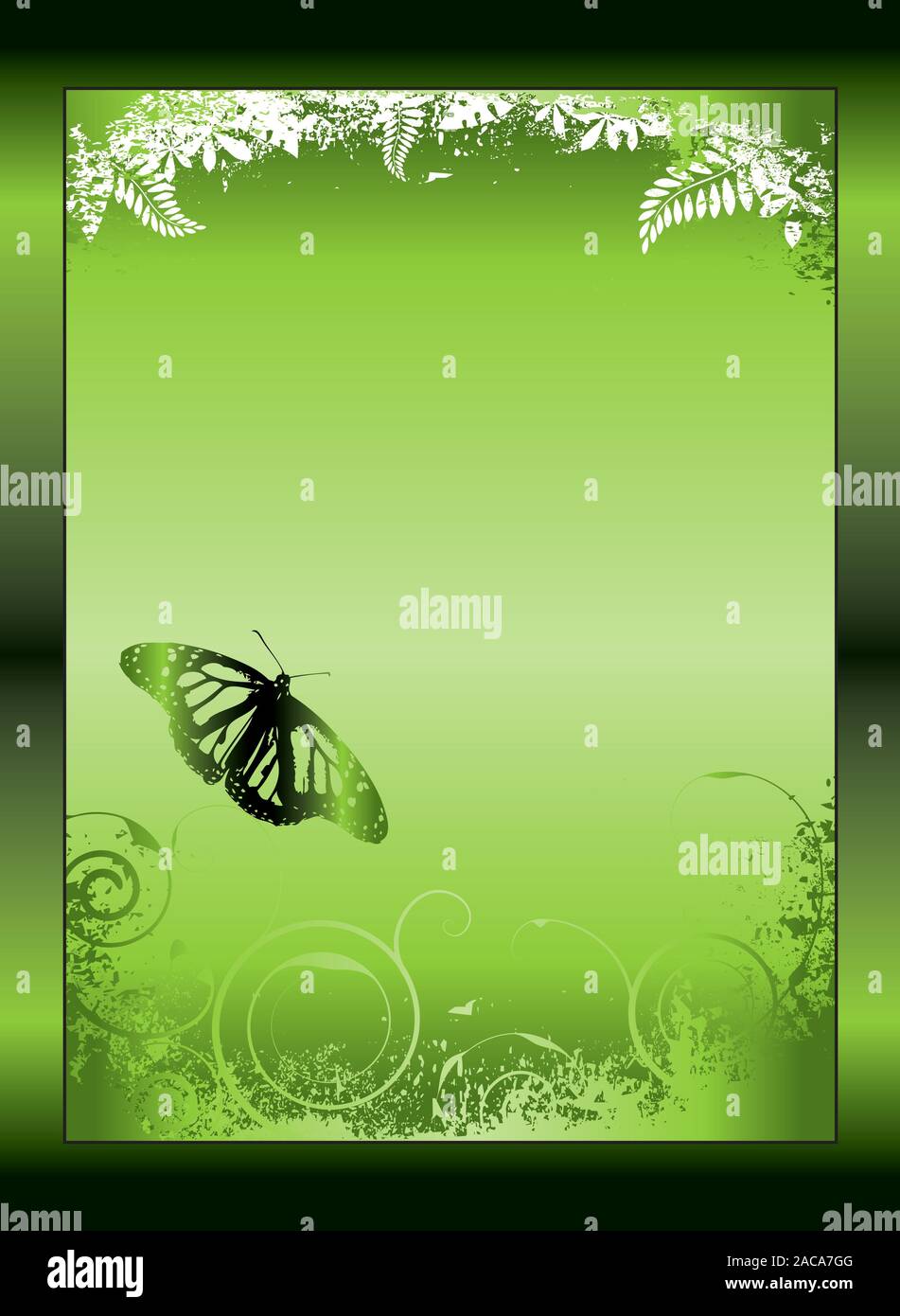 green gradient floral Stock Photo - Alamy